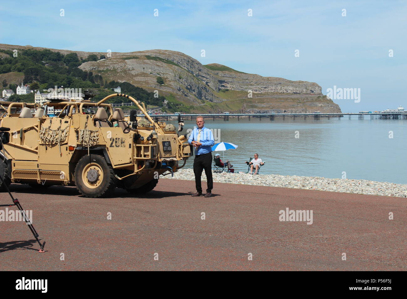 Royal engineers delivering the flag to signal the official start of the ...