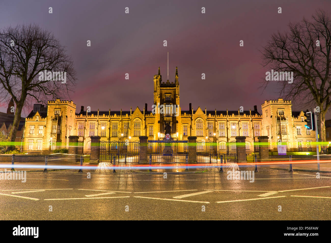 Queen's University Belfast, Lanyon Building Stock Photo - Alamy