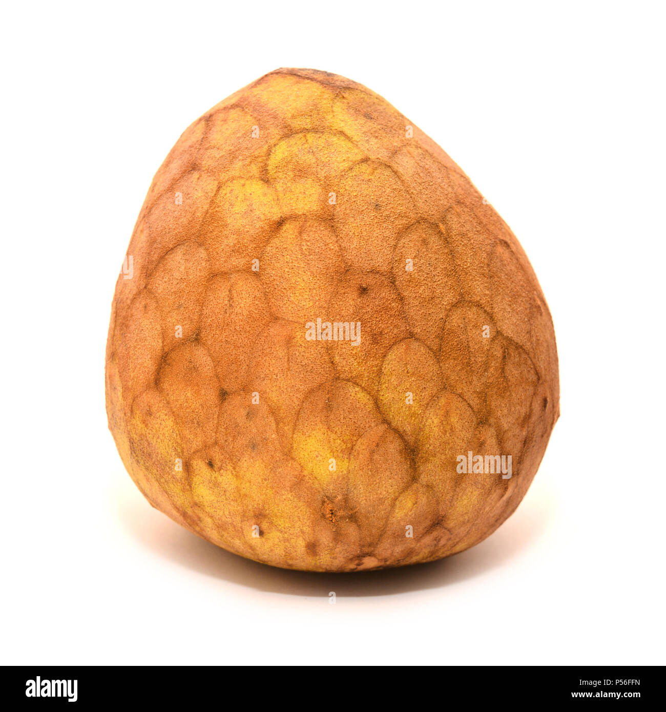 ripe exotic cherimoya fruit isolated on white Stock Photo - Alamy