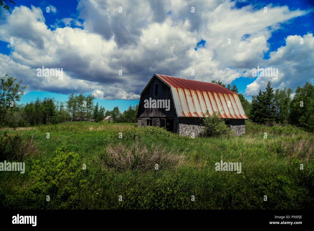 Old abandoned farm in rural America Stock Photo - Alamy