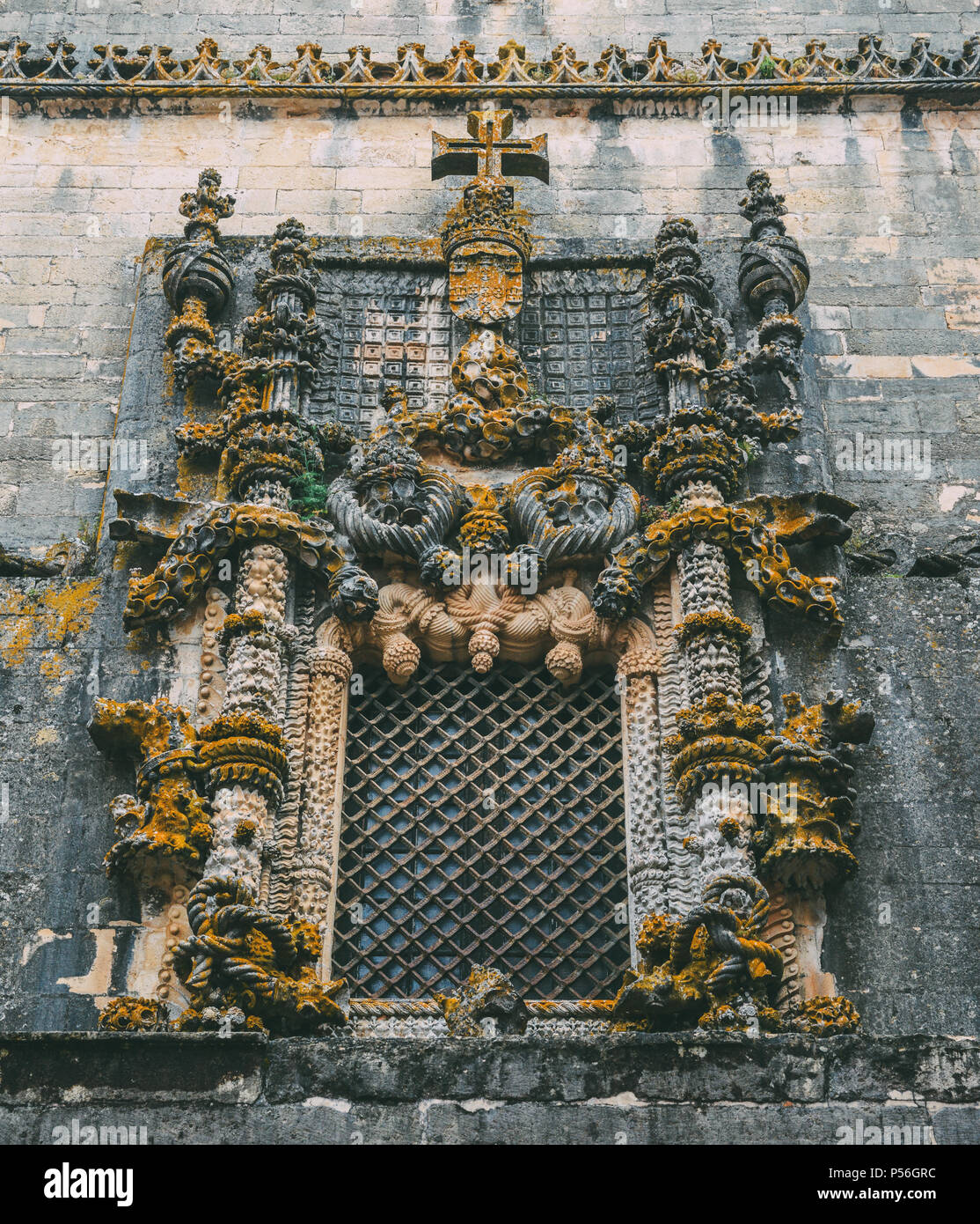 Tomar, Portugal - June 10, 2018: Facade Convent of Christ with its ...