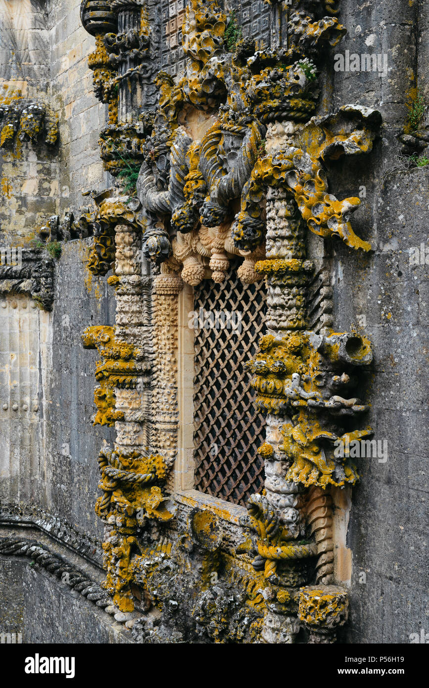Tomar, Portugal - June 10, 2018: Facade Convent of Christ with its ...
