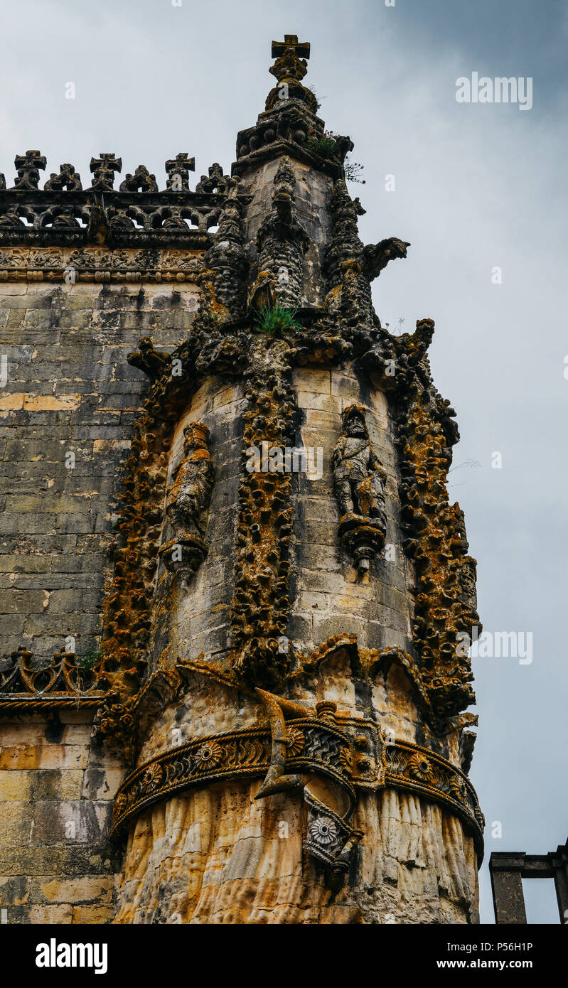 Tomar, Portugal - June 10, 2018: Facade Convent of Christ with its ...