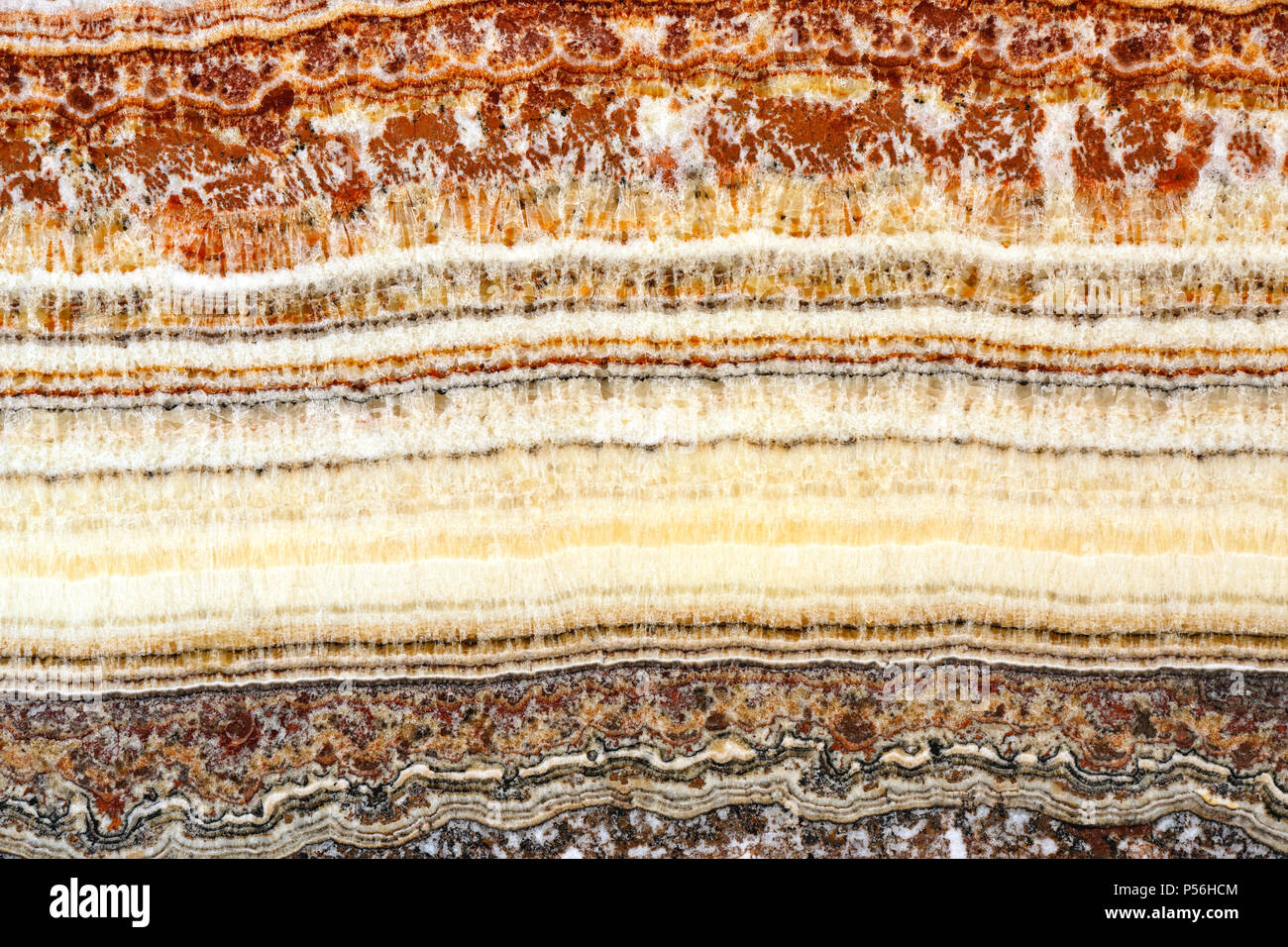Cross Section of Stratum Sedimentary Layers Stock Photo - Alamy