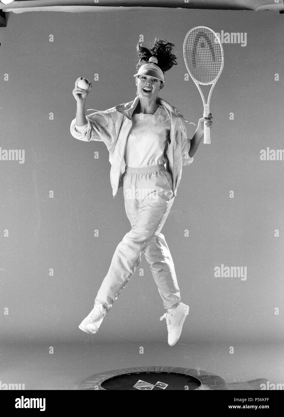 Tennis fashions. 18th June 1987 Stock Photo - Alamy