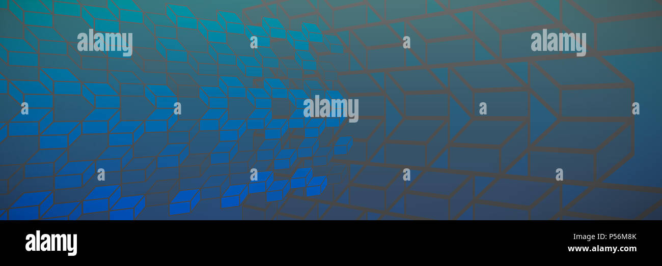 Composite image of colorful geometric squares Stock Photo - Alamy