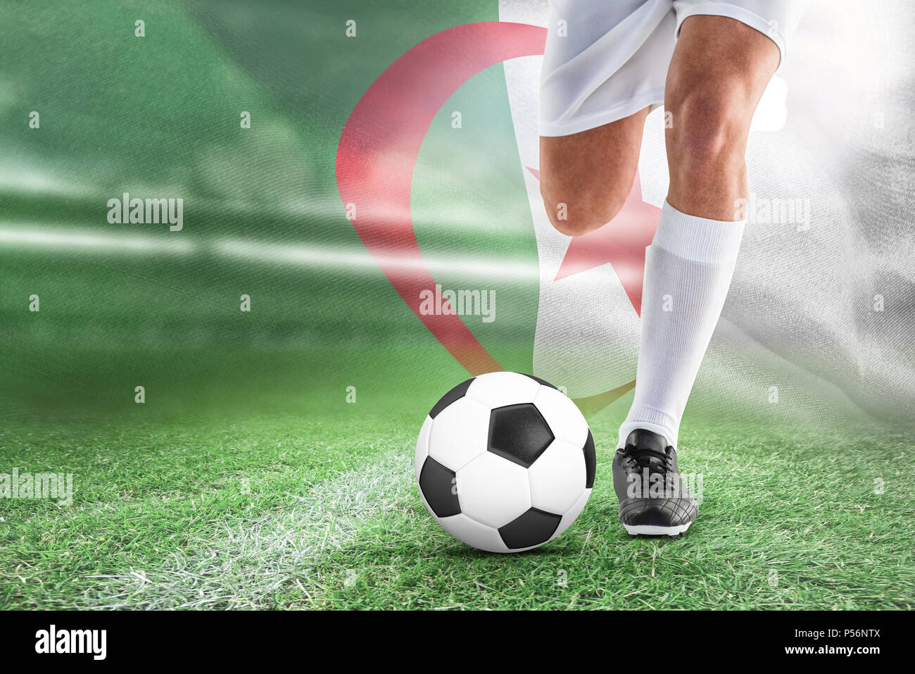 Football goal post flag hi-res stock photography and images - Alamy