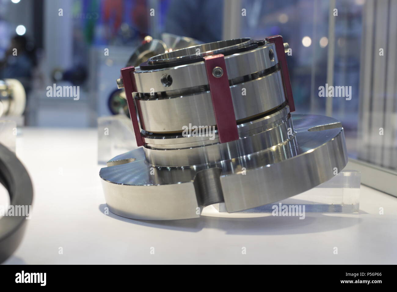 mechanical rotary joint for power transmittion ; close up Stock Photo ...