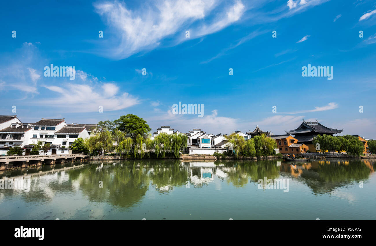 China ancient houses in Jinxi ancient town Stock Photo - Alamy