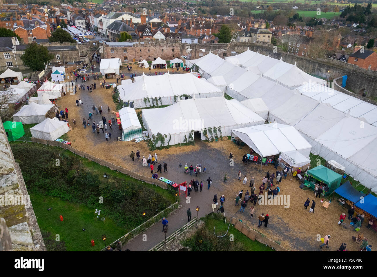 Aerial View Of Ludlow High Resolution Stock Photography and Images - Alamy