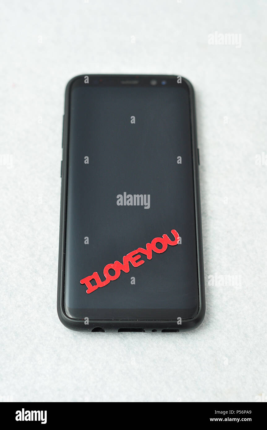 I love my phone hi-res stock photography and images - Alamy