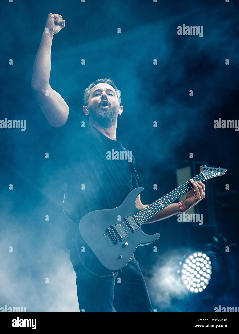 Denmark, Copenhagen - June 21, 2018. The Australian metalcore band ...