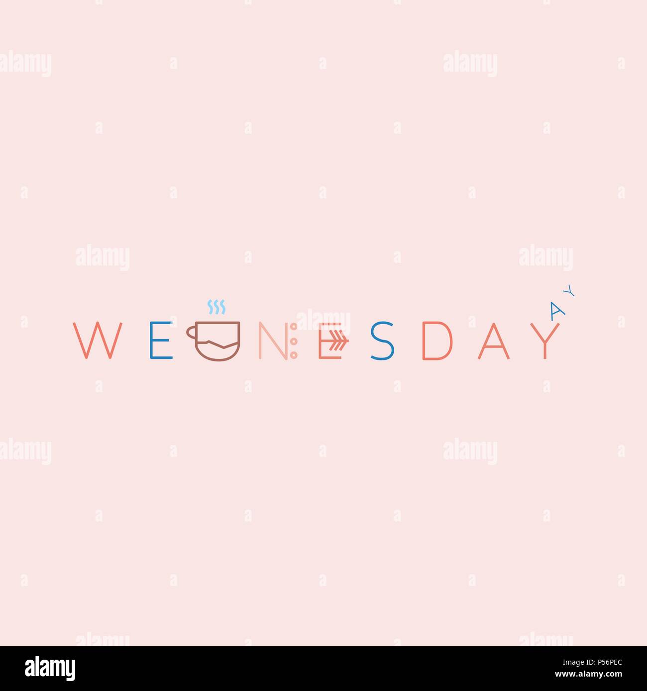 Wednesday vector vectors hi-res stock photography and images - Alamy