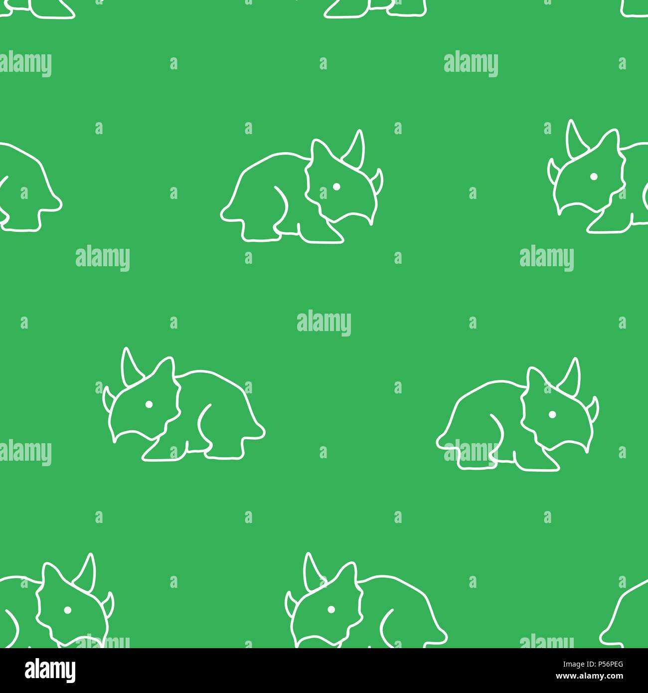 Triceratops children Stock Vector Images - Alamy