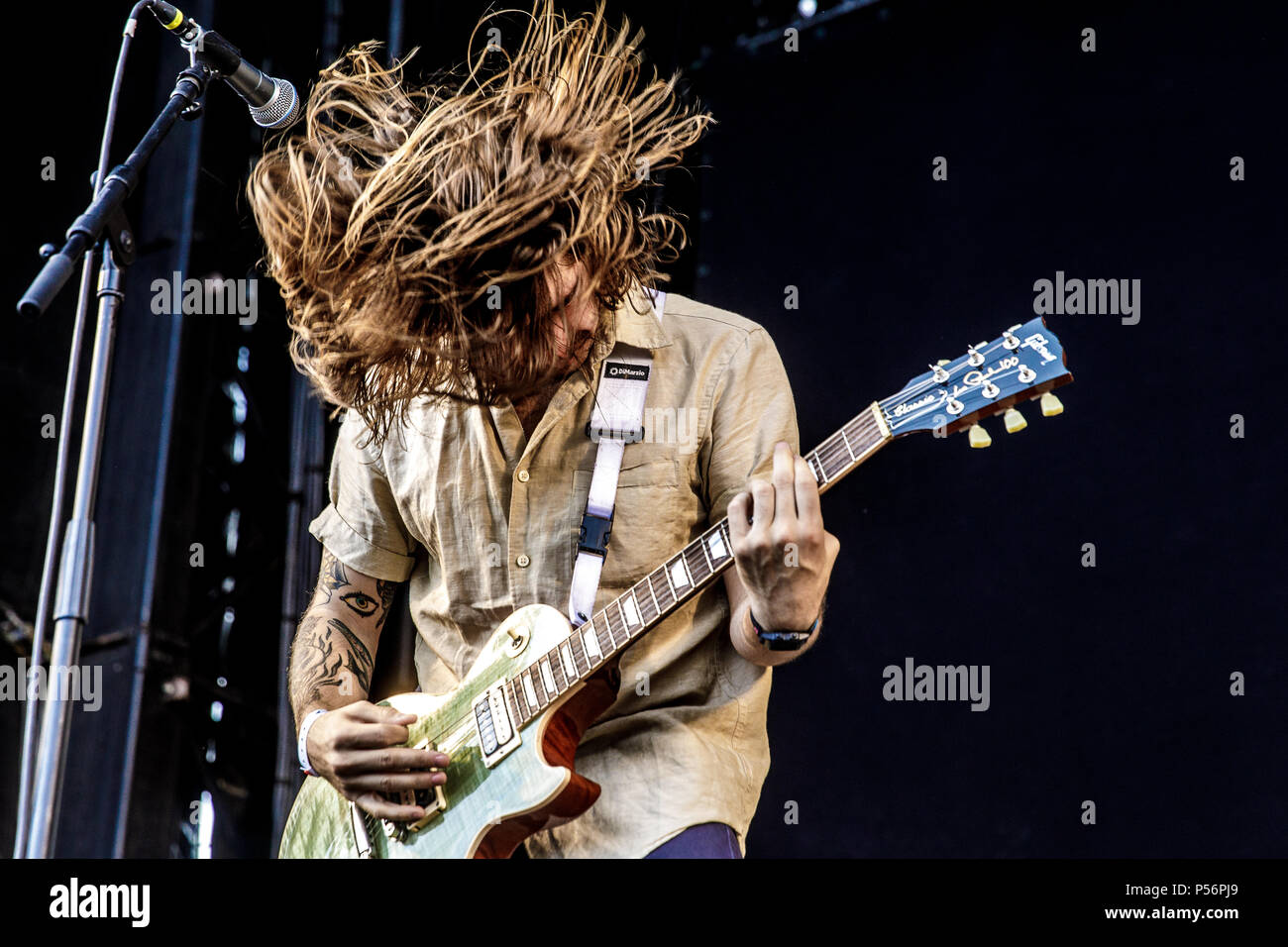 Denmark, Copenhagen - June 20, 2018. The American hardcore punk band ...
