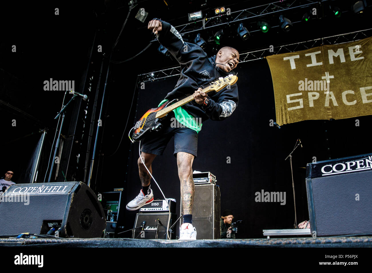 Denmark, Copenhagen - June 20, 2018. The American hardcore punk band ...