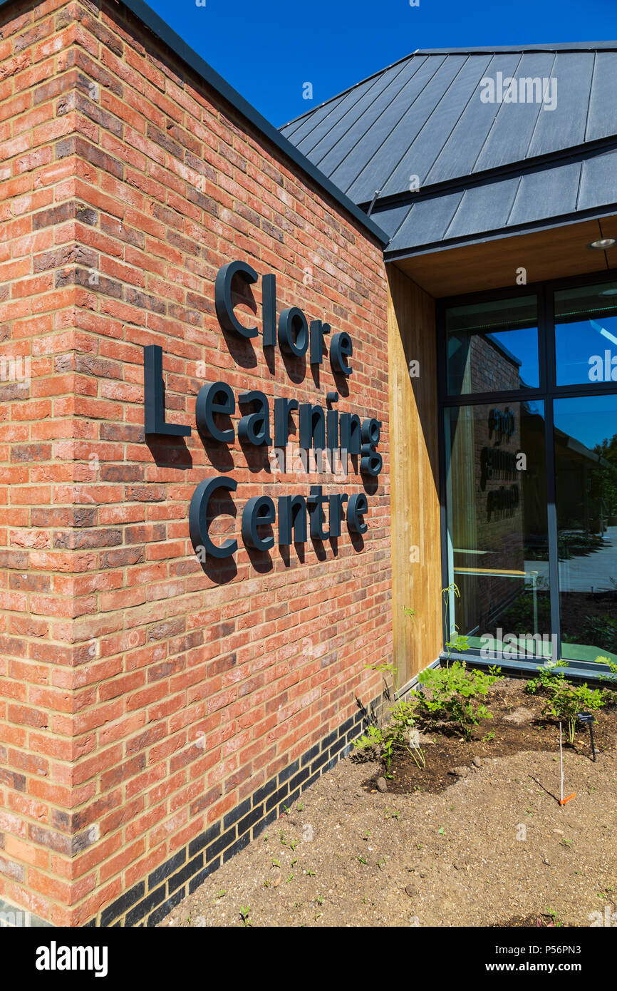 The Newly Opened Clore Learning Centre at RHS Hyde Hall Gardens Stock ...