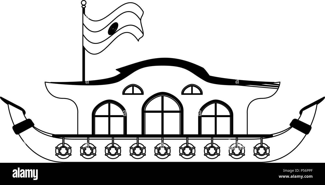 Houseboat Black and White Stock Photos & Images - Alamy