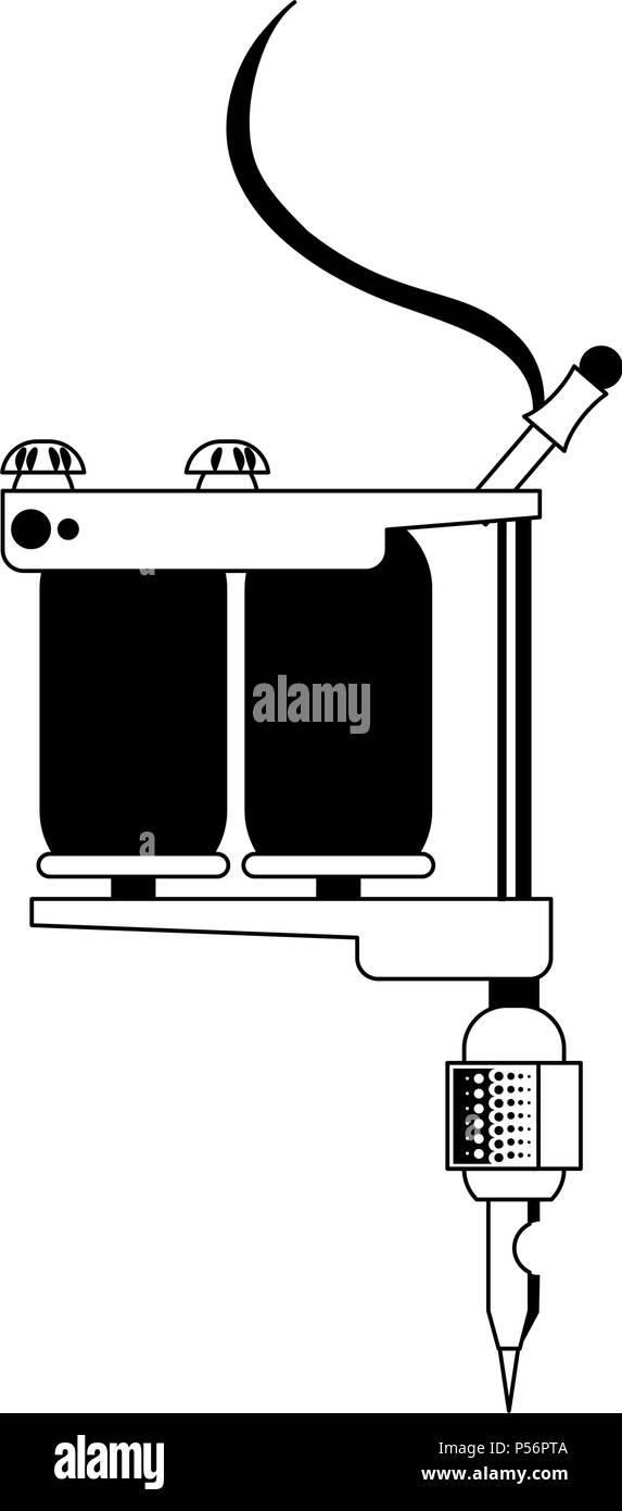 Tattooist hand Stock Vector Images - Alamy