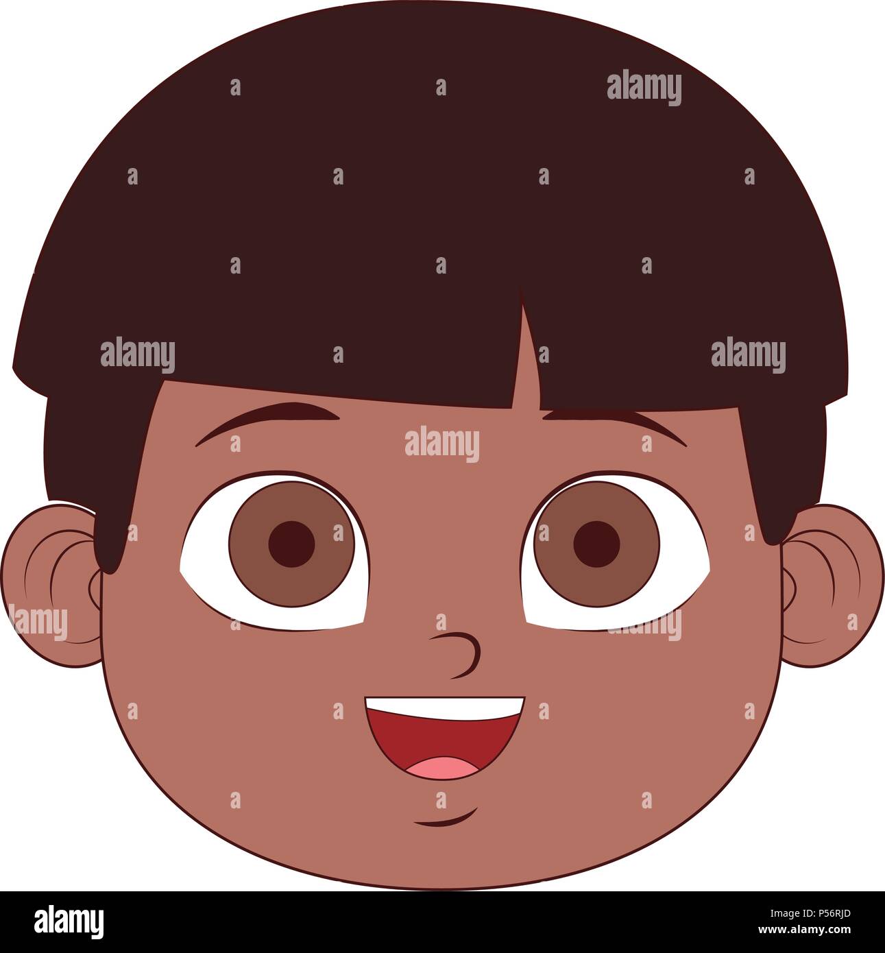 Cute boy face Stock Vector Image & Art - Alamy