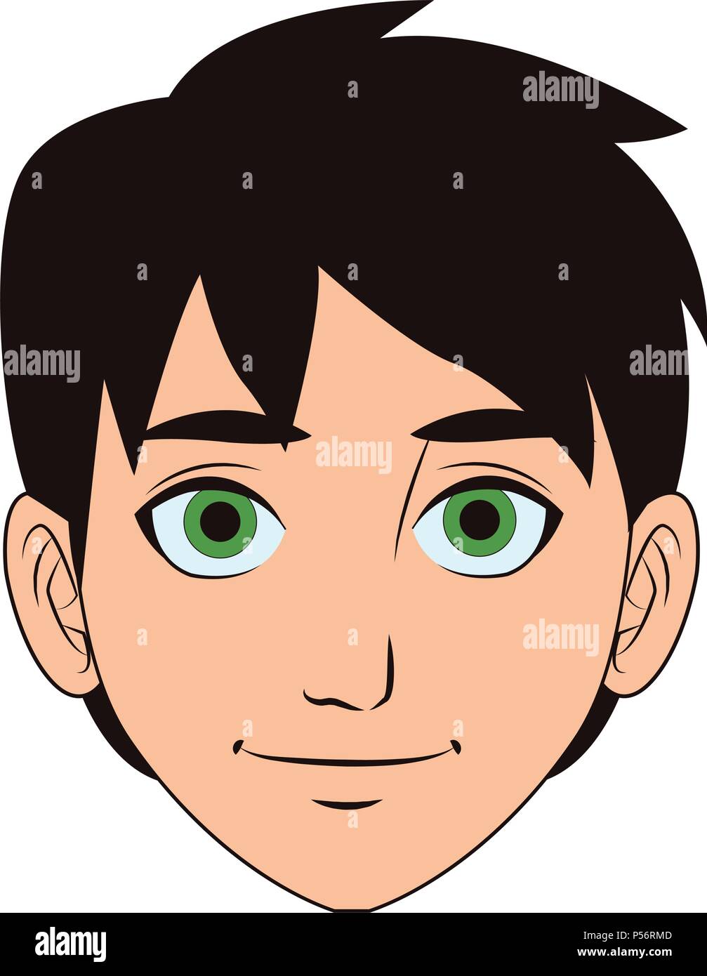 Young man face Stock Vector Image & Art - Alamy