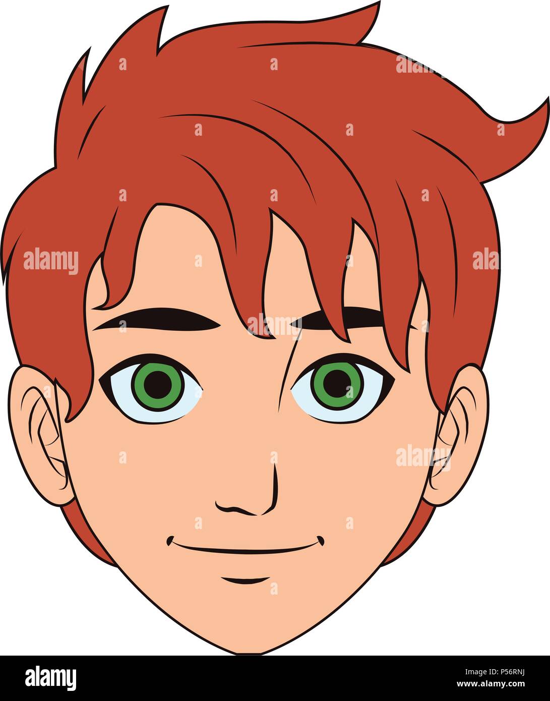 Young man face Stock Vector Image & Art - Alamy