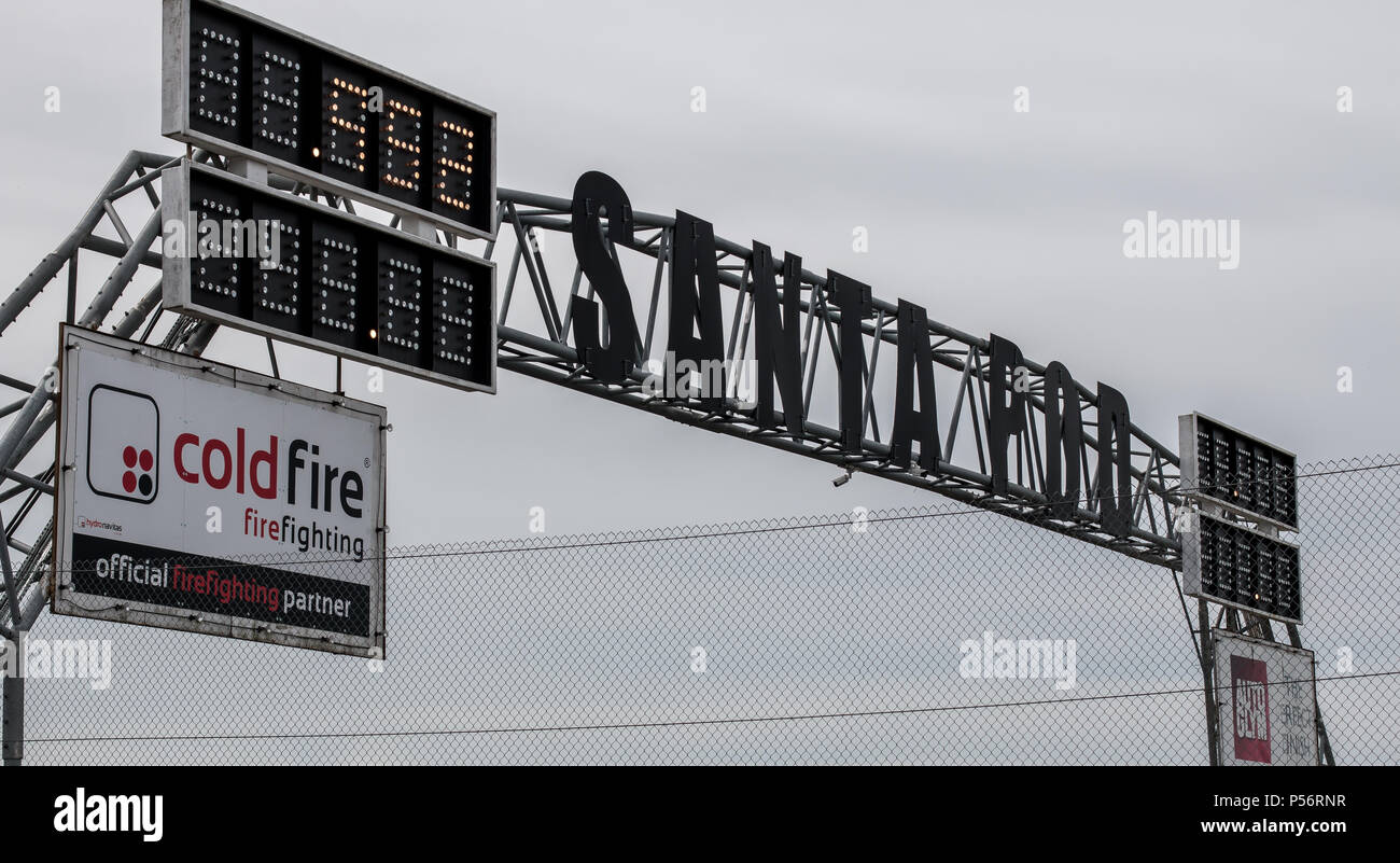 Auto Racing Sign High Resolution Stock Photography and Images - Alamy