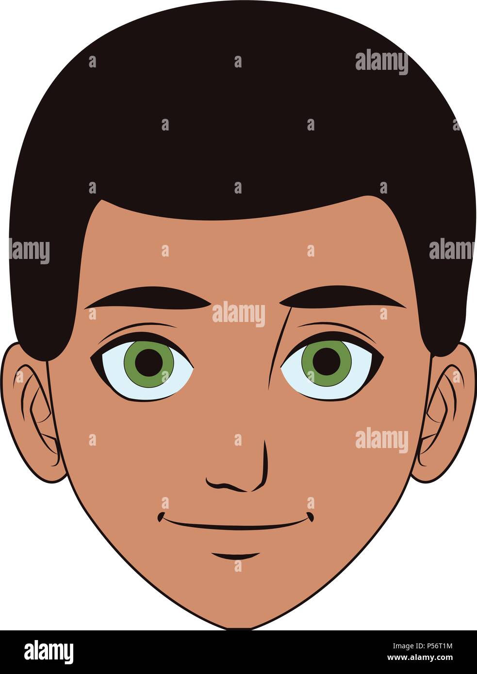 Young man face Stock Vector Image & Art - Alamy