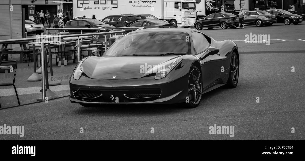 White Ferrari 458 Wallpaper