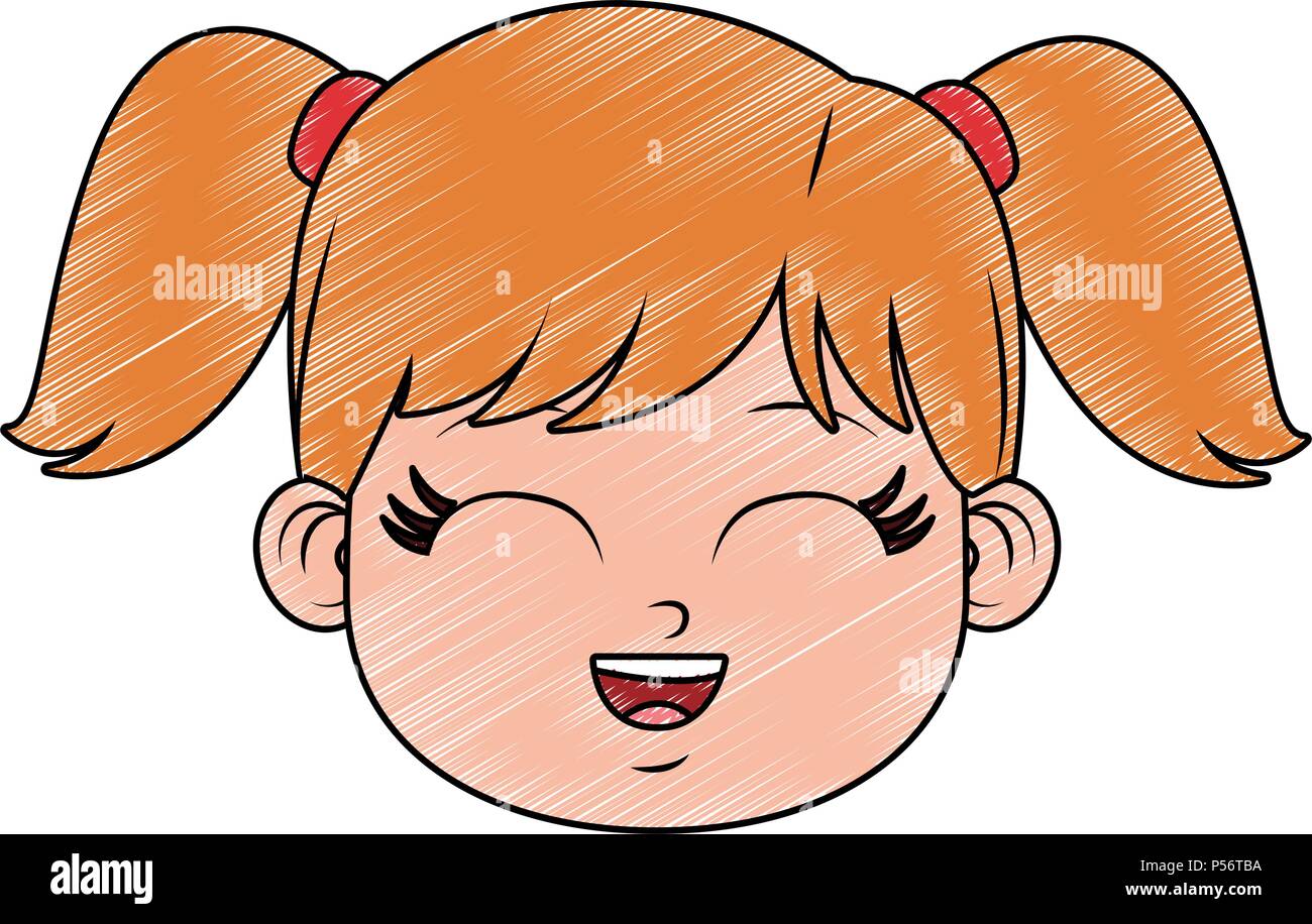 Beautiful girl face scribble Stock Vector Image & Art - Alamy