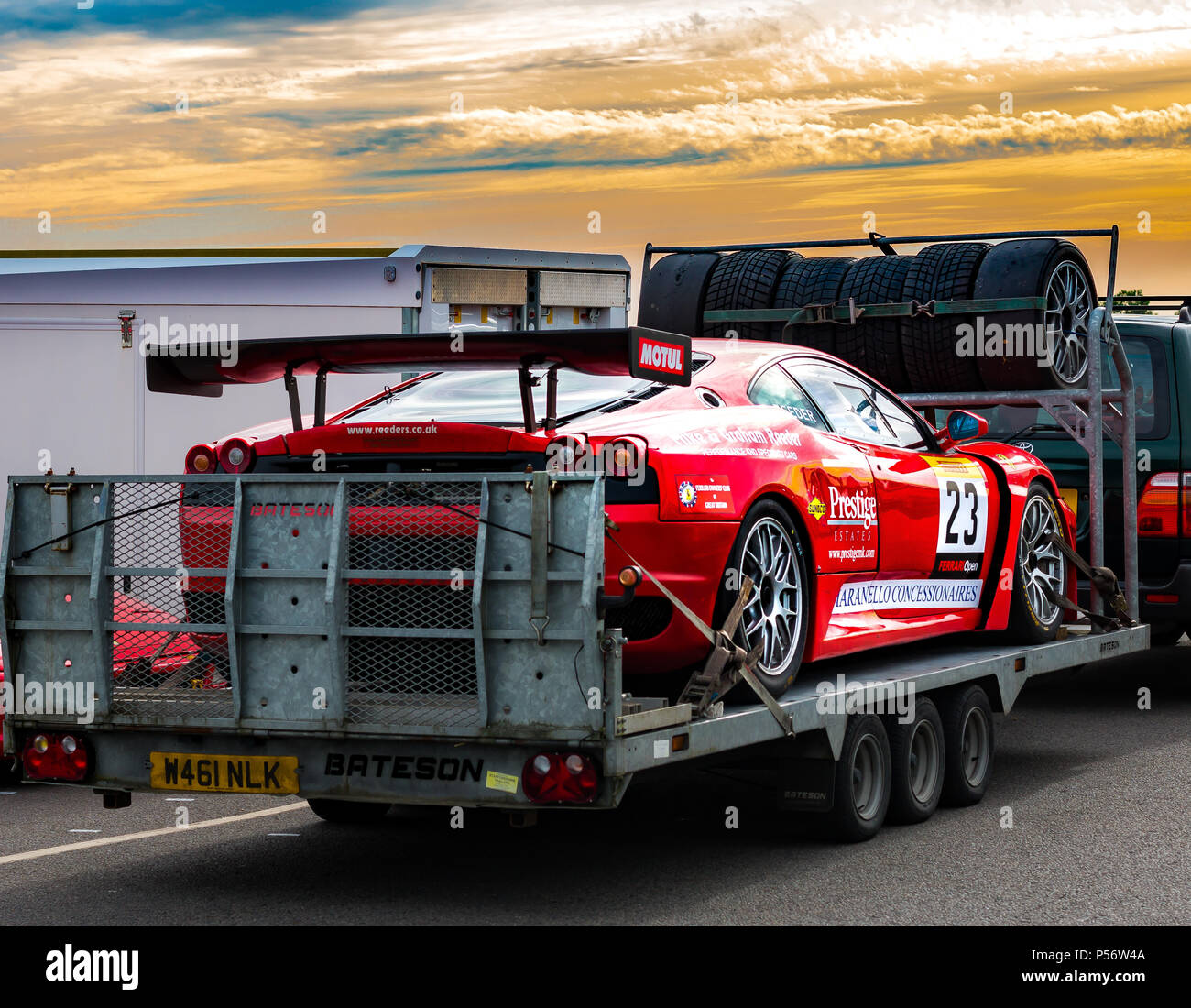 A Ferrari F430 GT3 racing car Stock Photo - Alamy