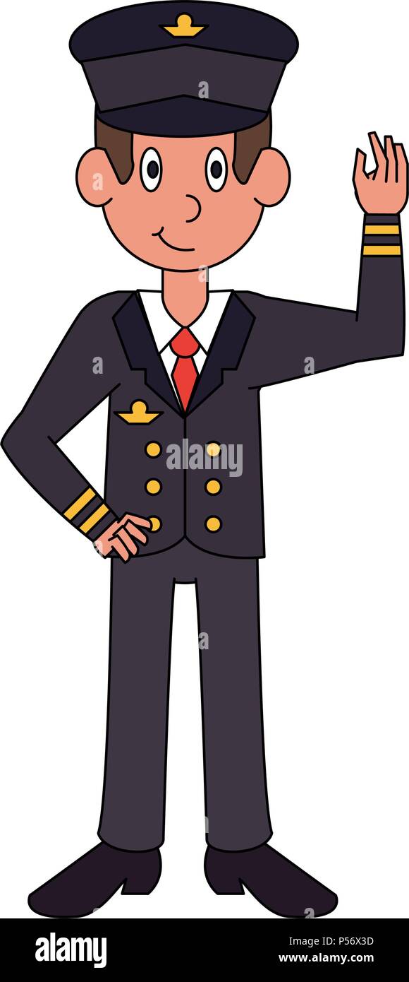 Airplane commercial pilot Stock Vector Image & Art - Alamy