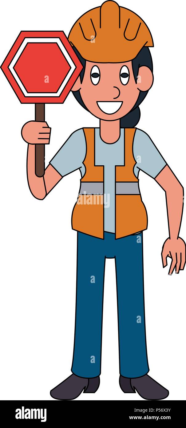 Traffic controller worker Stock Vector Image & Art - Alamy