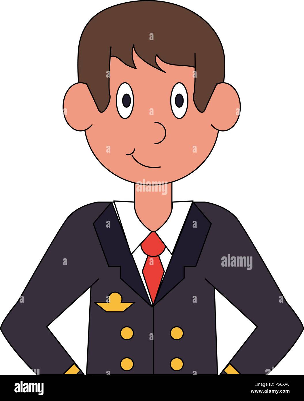 Airplane commercial pilot Stock Vector Image & Art - Alamy