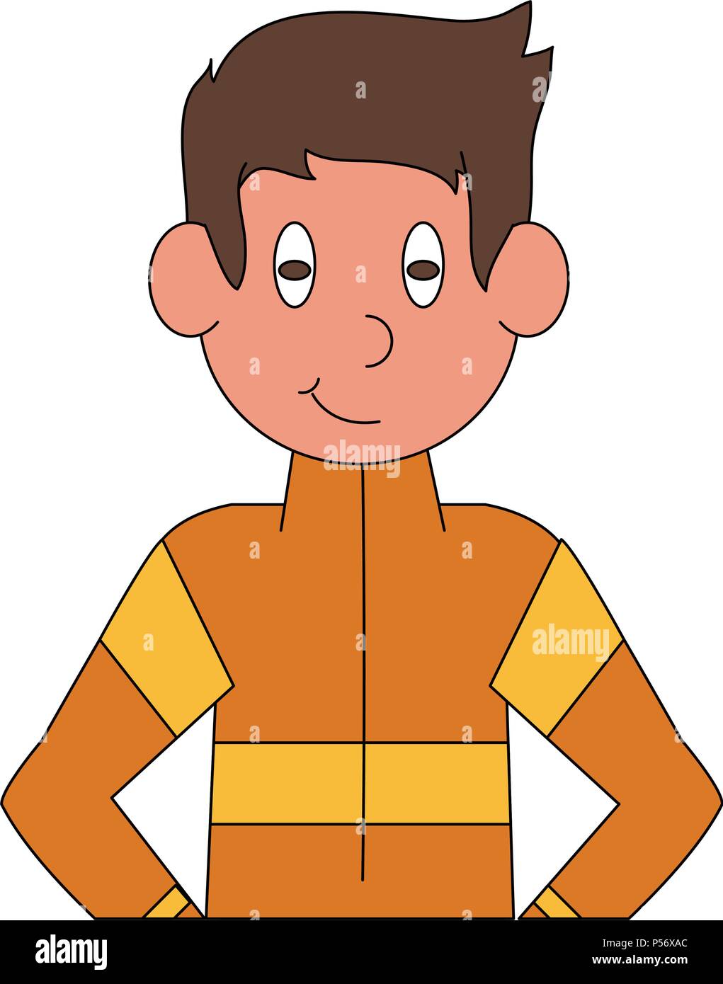 Firefigther male cartoon Stock Vector Image & Art - Alamy