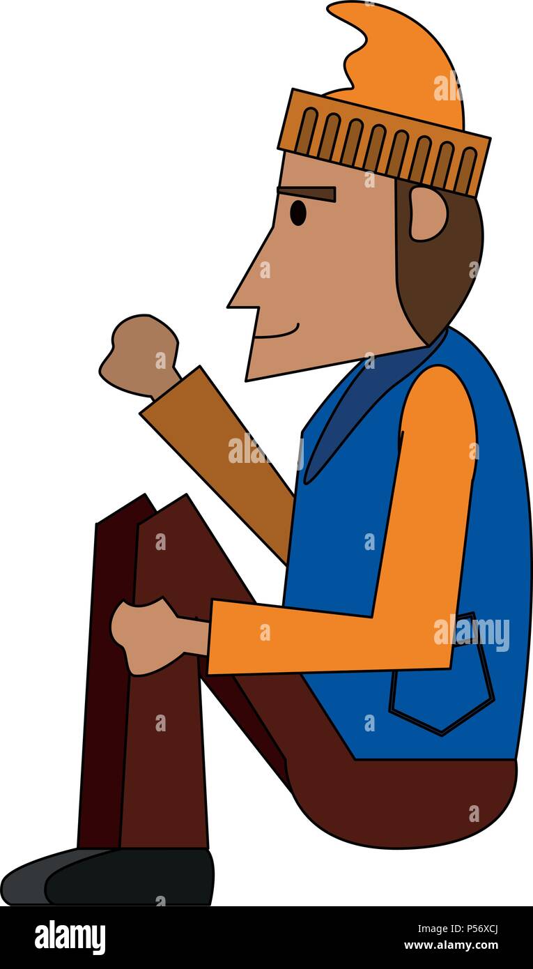 Outdoor seated Stock Vector Images - Alamy