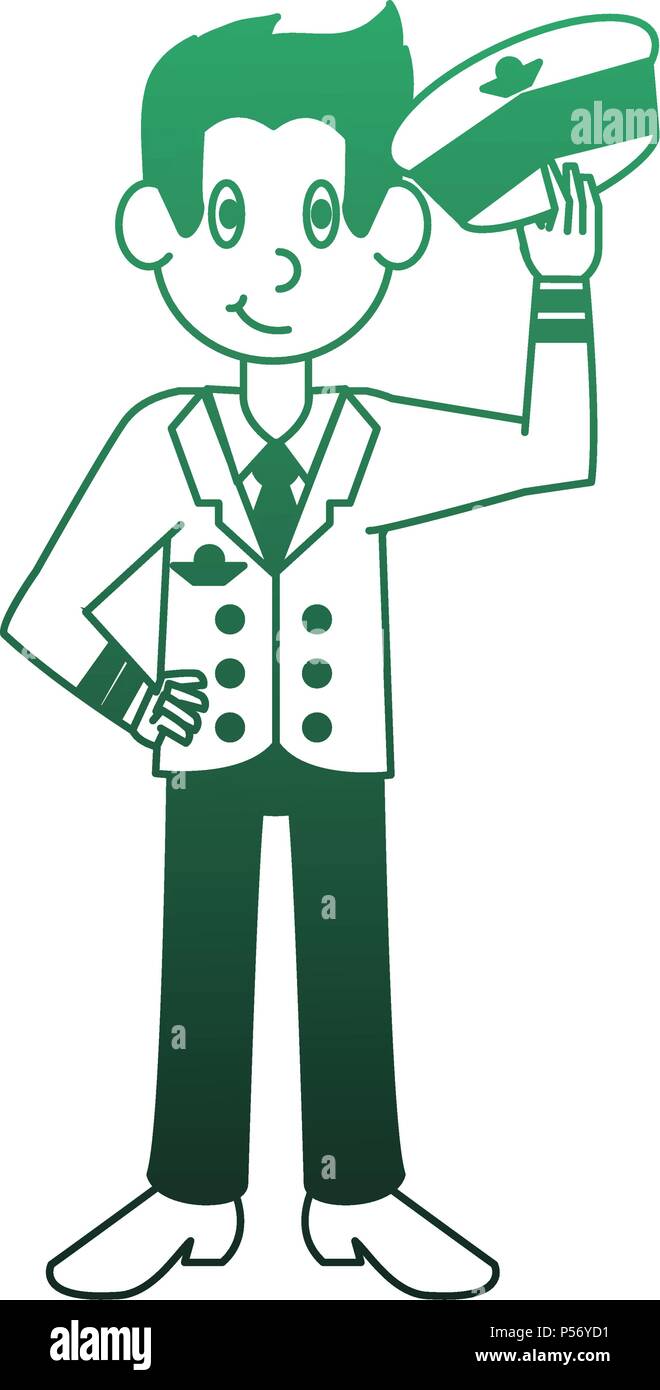 Airplane commercial pilot green lines Stock Vector Image & Art - Alamy