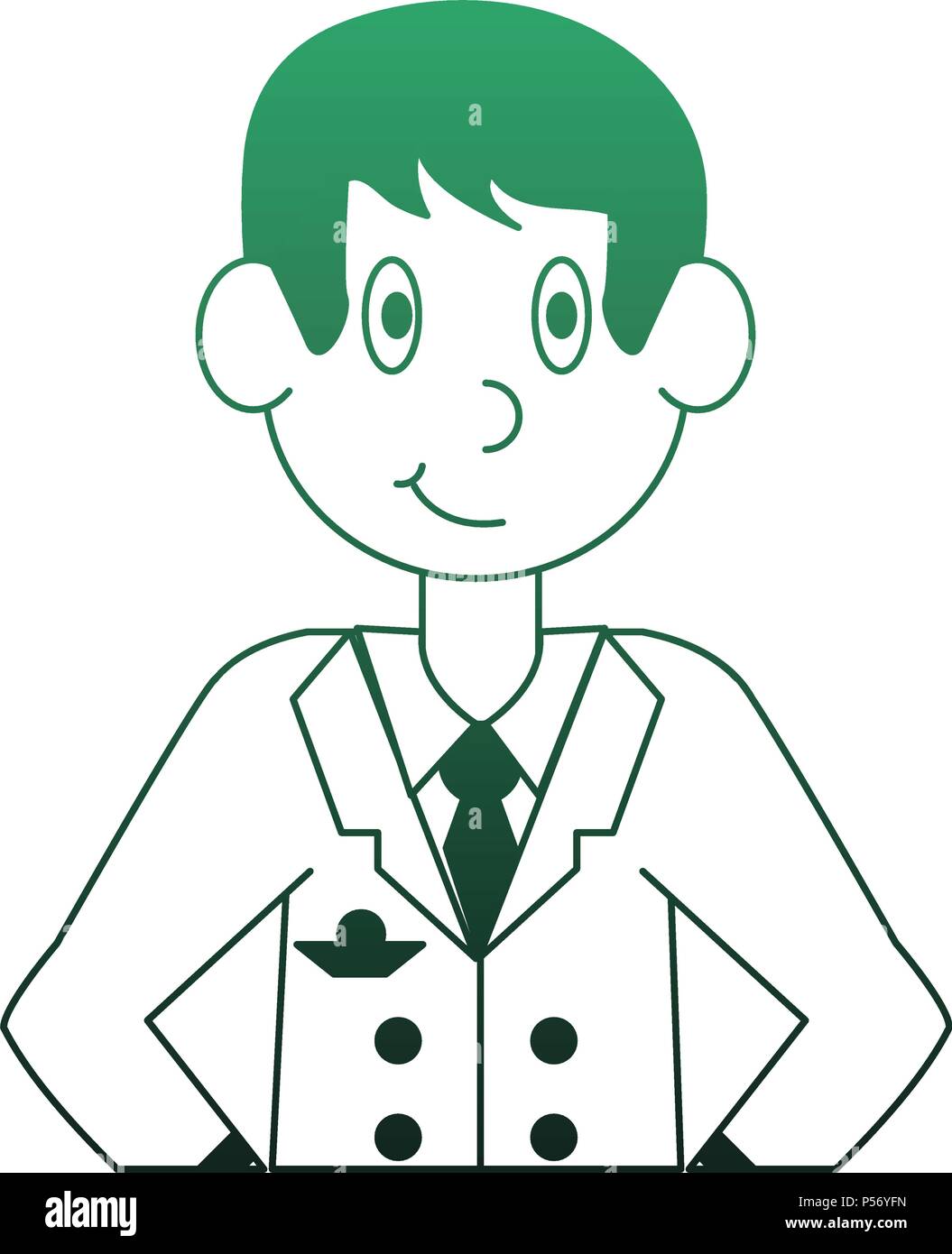 Airplane commercial pilot green lines Stock Vector Image & Art - Alamy