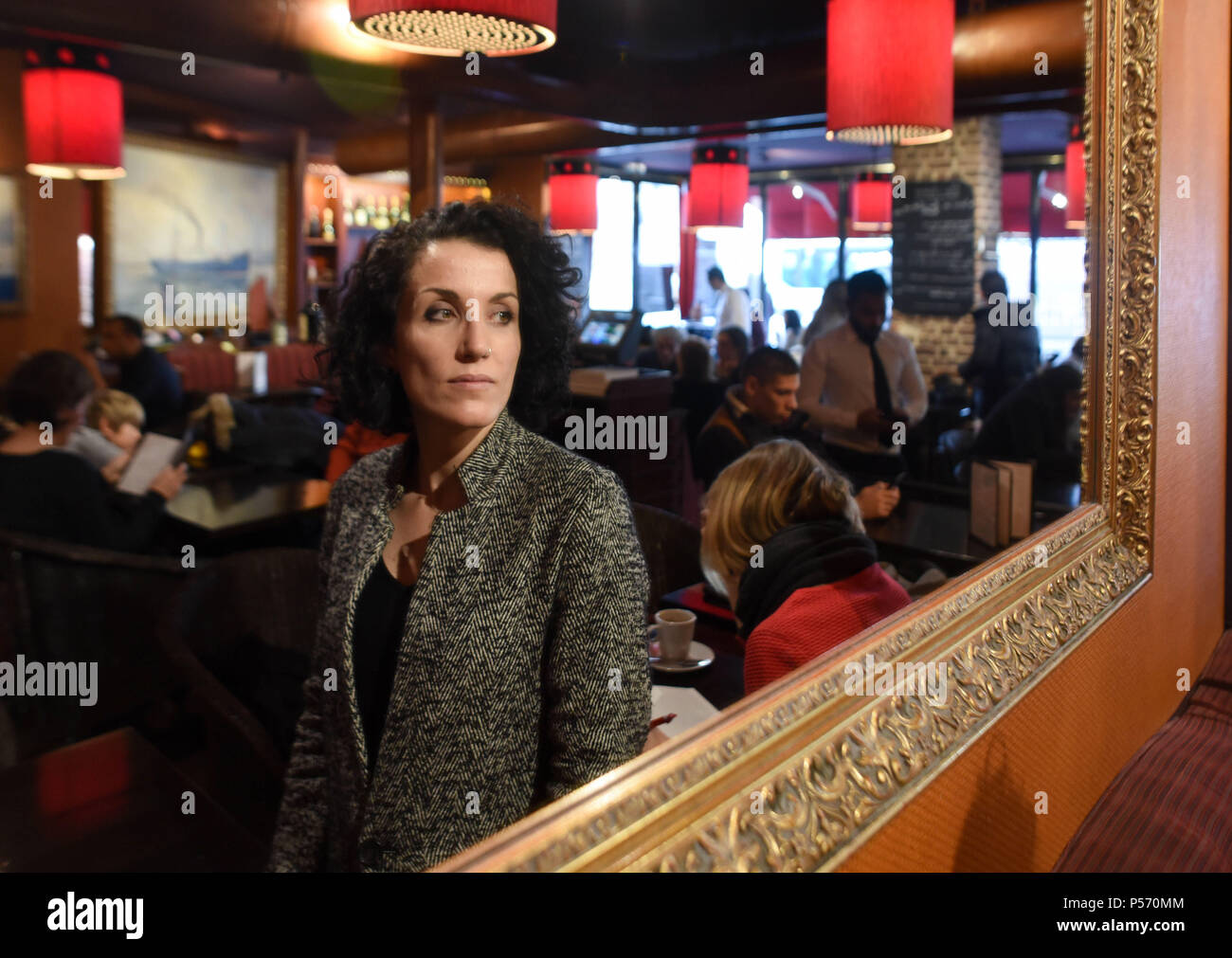 December 29, 2016 - Paris, France: Portrait of Corinne Rey, a French ...