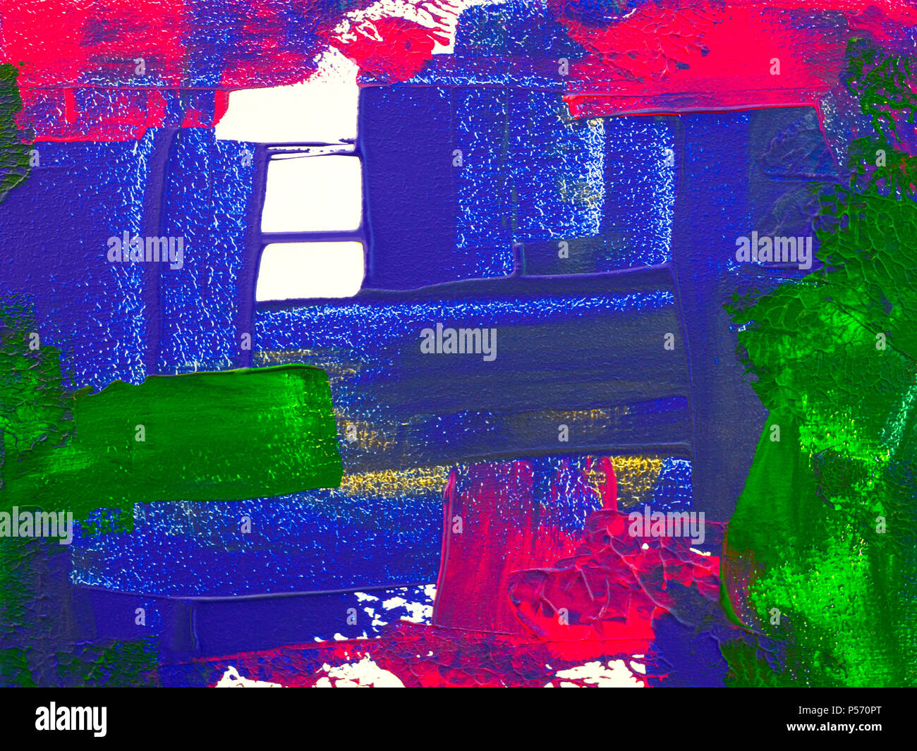 Abstract colorful textured hand painted hi-res stock photography and ...