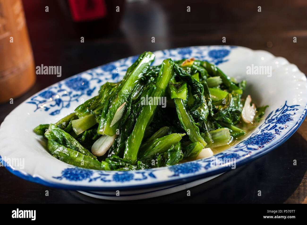 fried leaf lettuce Stock Photo - Alamy