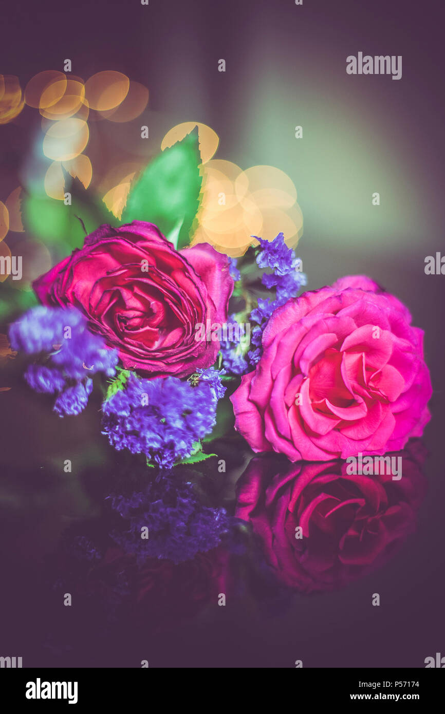 Reflection of roses hi-res stock photography and images - Alamy