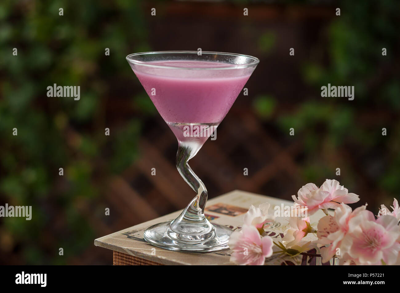 colourful cocktail with splashes Stock Photo - Alamy