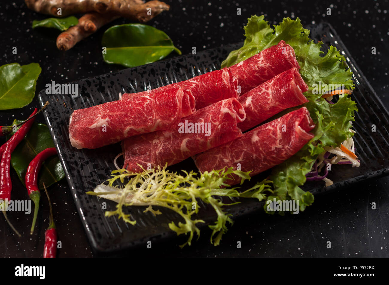 Fat beef rolls hi-res stock photography and images - Alamy