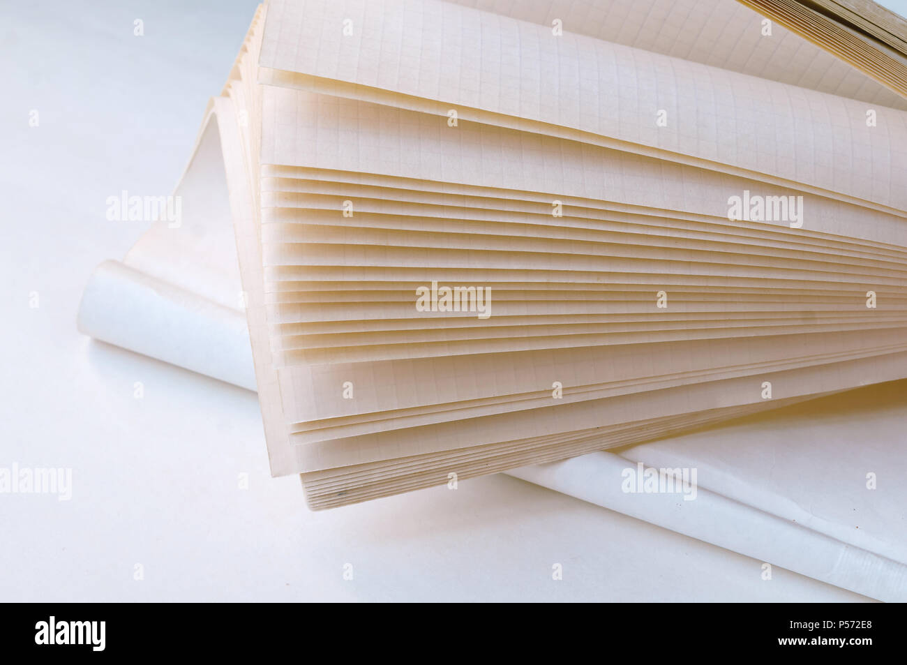 White book sheets hi-res stock photography and images - Alamy