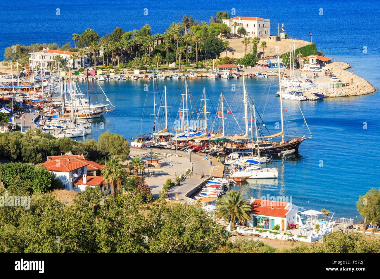 Seaport of Datca during the daytime in Mugla, Turkey Stock Photo - Alamy