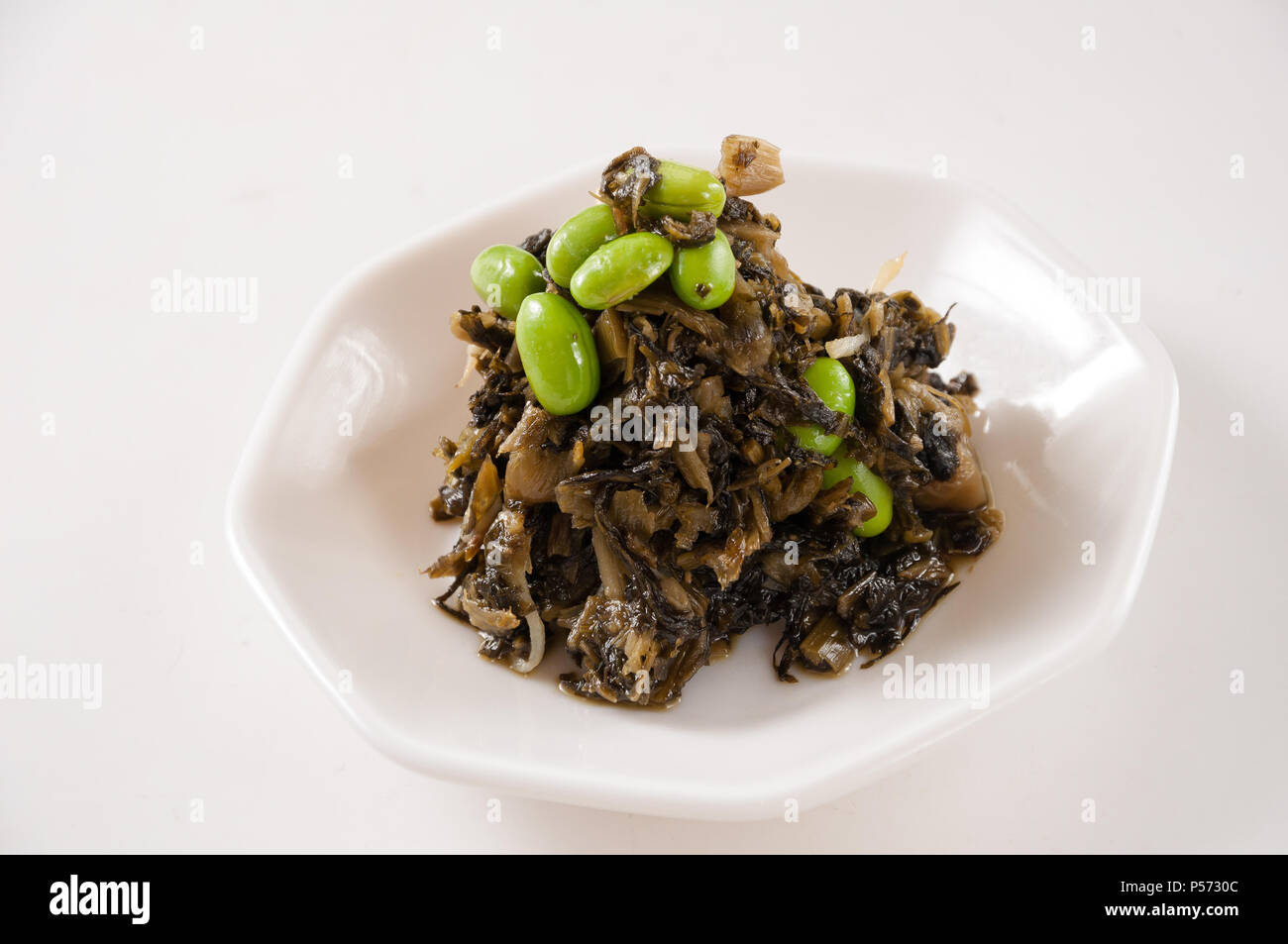 preserved vegetable with soybean,chinese cuisine Stock Photo - Alamy