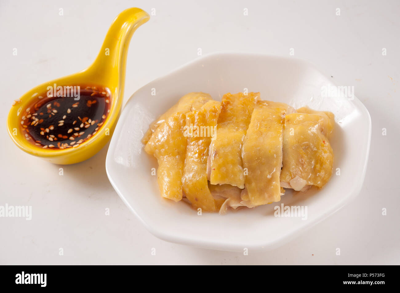 Sliced boiled chicken hi-res stock photography and images - Alamy
