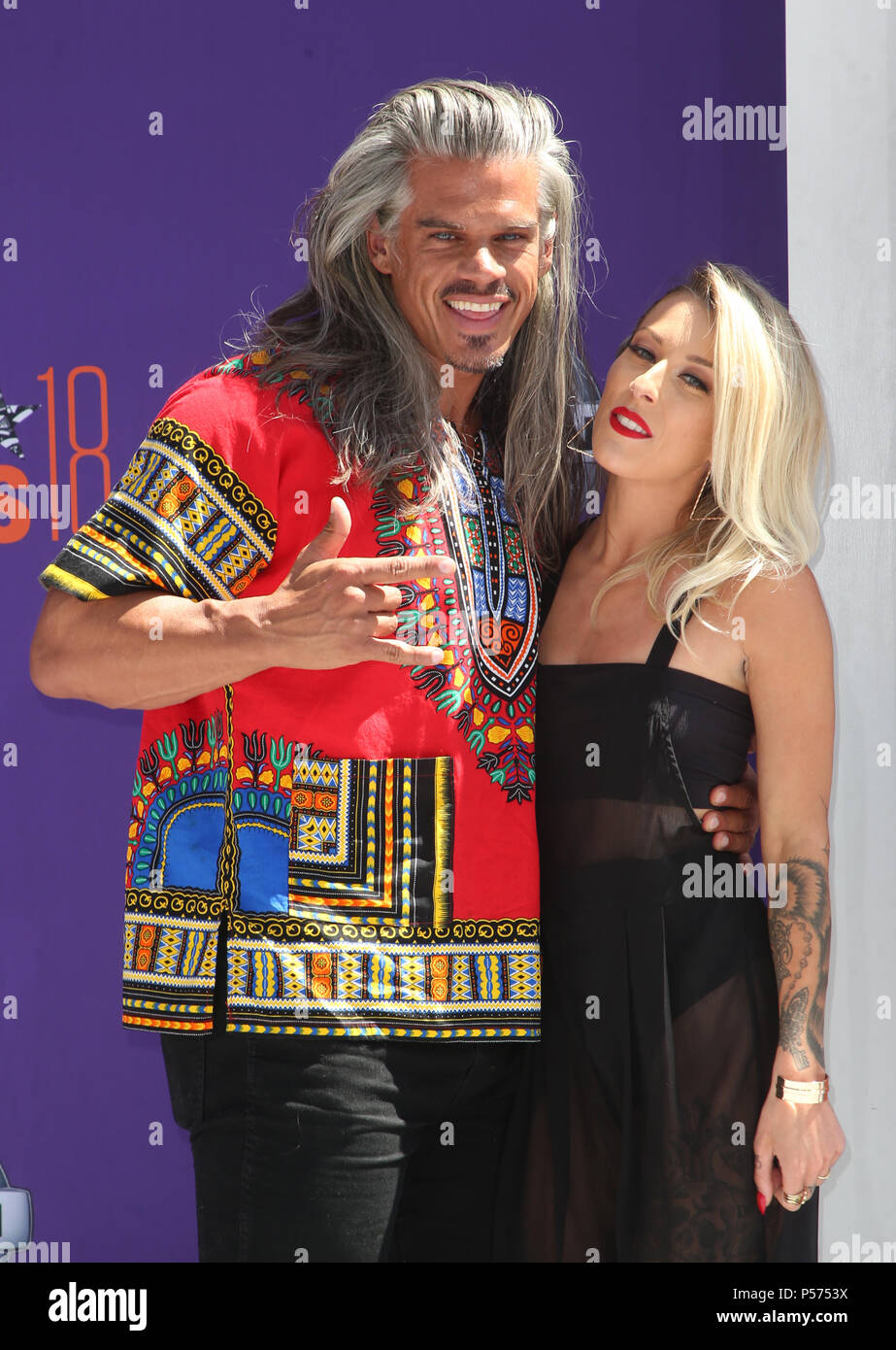 Los Angeles, Ca, USA. 24th June, 2018. Mark HarleyL, at the 2018 BET ...