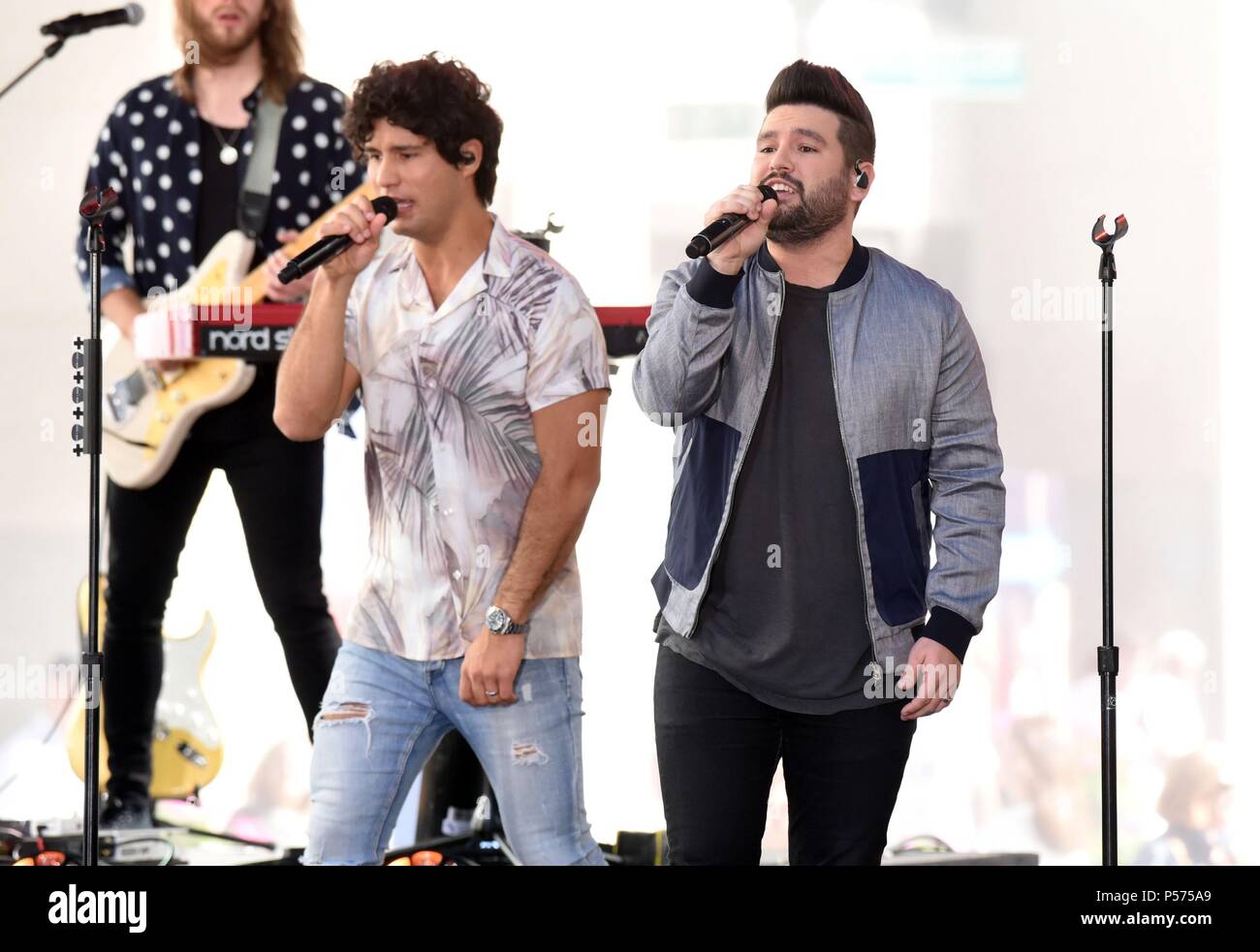 New York, NY, USA. 25th June, 2018. Dan Smyers, Shay Mooney on stage ...